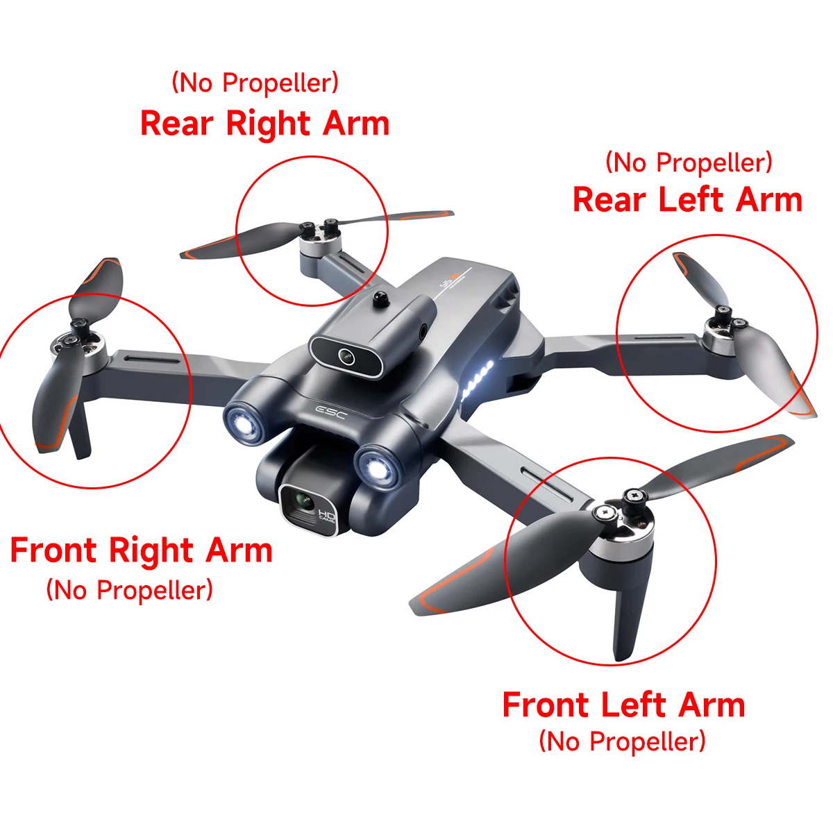 S1S-Drone-Propeller-Blade-Replacement-Light-Weight-Wing-Fans-Spare ...