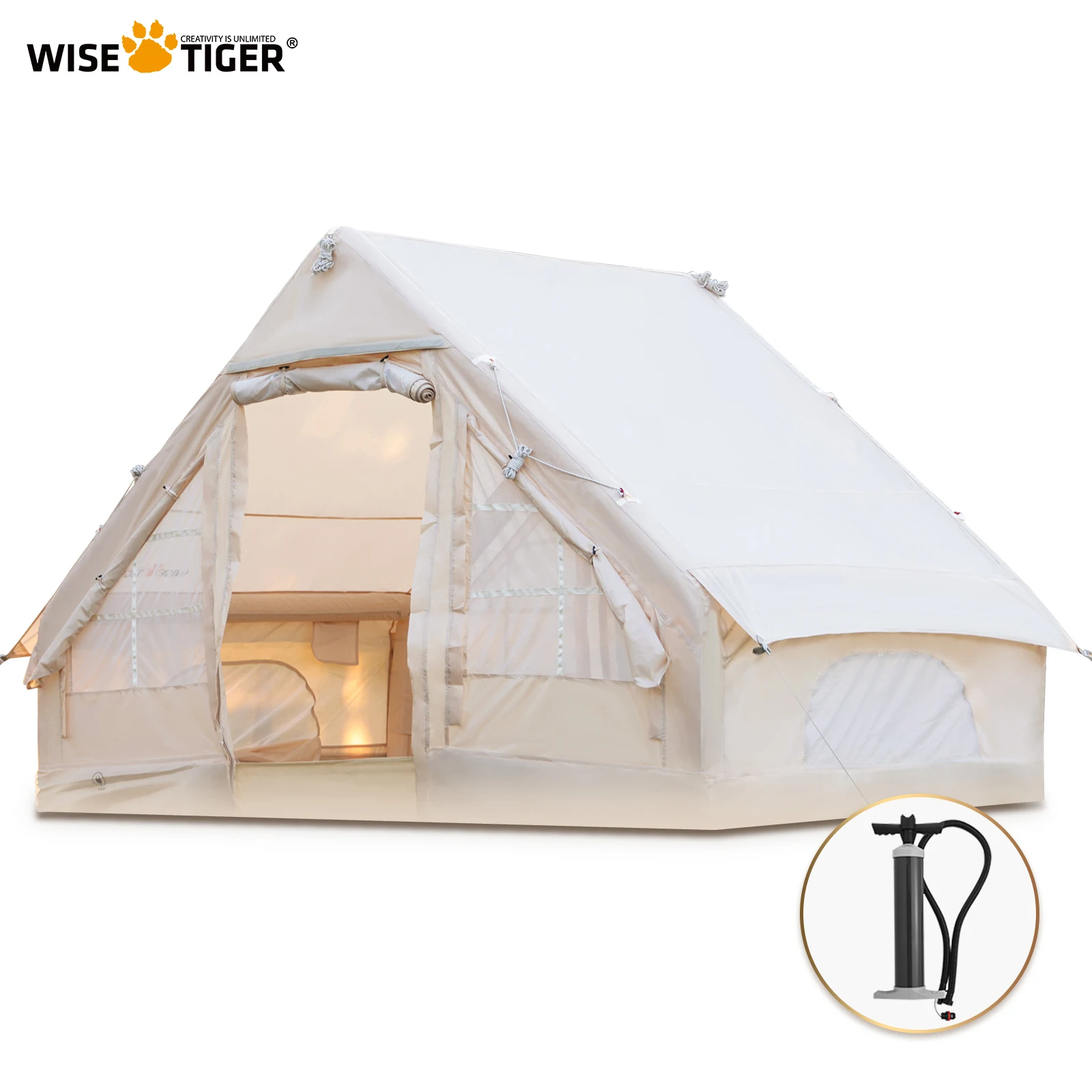 WISE-TIGER-Outdoor-Camping-Tent-Waterproof-Thickened-Sunshade ...