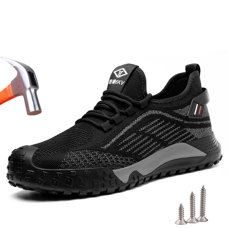 Insulation-6KV-Men-Work-Safety-Shoes-Indestructible-Breathable-Work ...