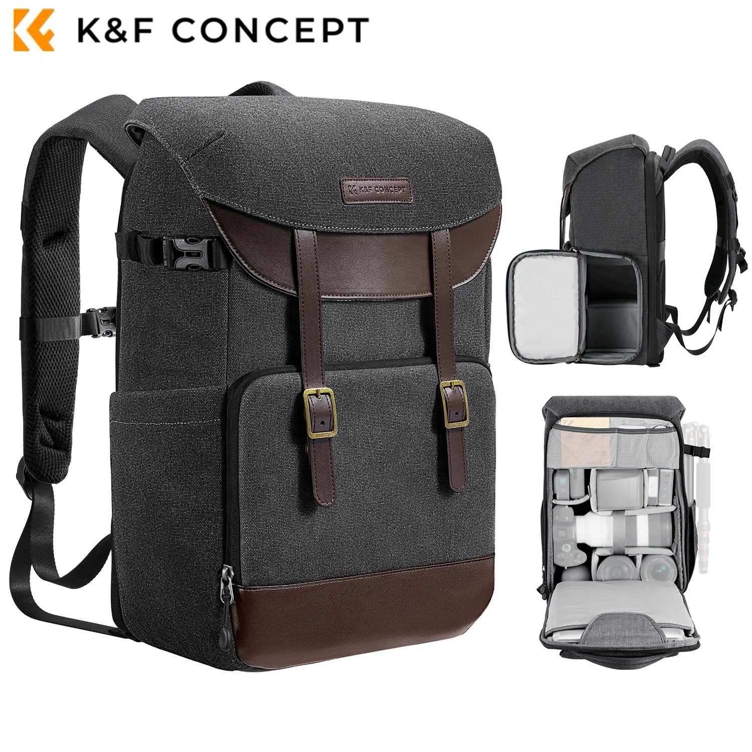K-F-CONCEPT-20L-Camera-Backpack-Waterproof-Outdoor-Travel-Professional ...
