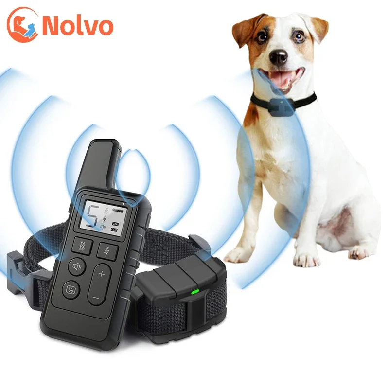 New-500m-Waterproof-Dog-Training-Collar-Pet-Remote-Control-Rechargeable ...