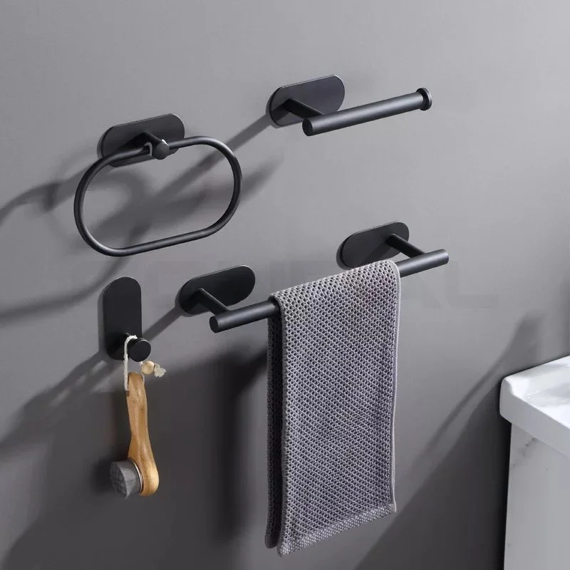 Stainless-Steel-Paper-Towel-Holder-Self-Adhesive-Toliet-Paper-Holder ...