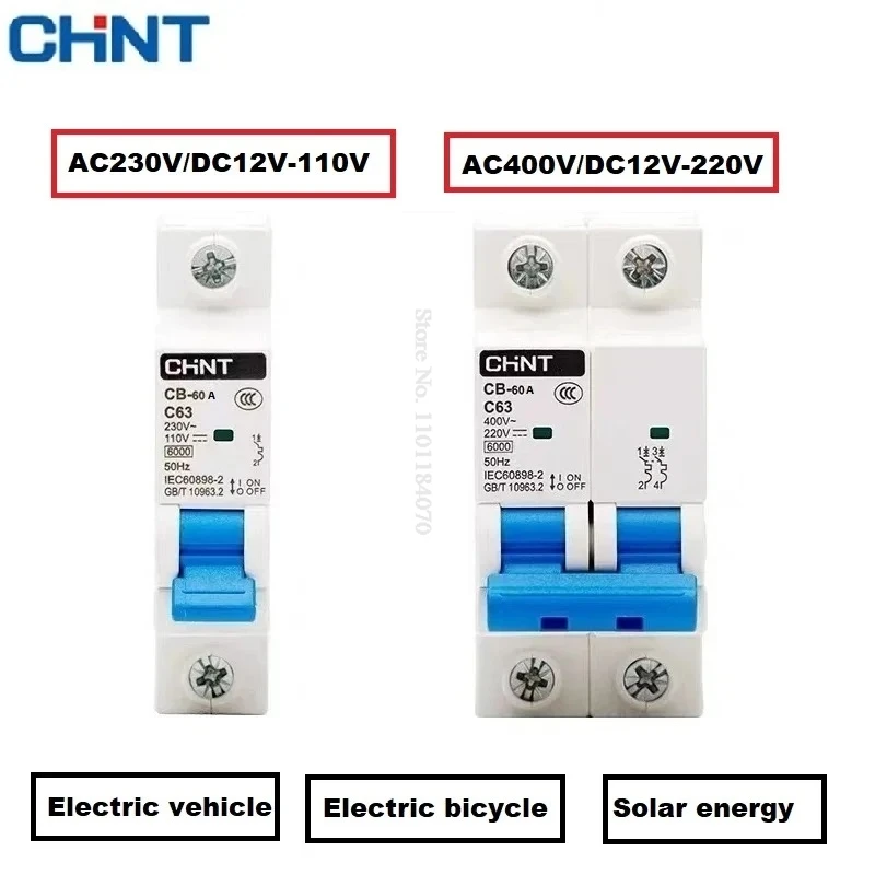 CHINT-DC-MCB-Electric-Vehicle-Bicycle-Solar-Energy-Power-CB-63A-DC-110V ...