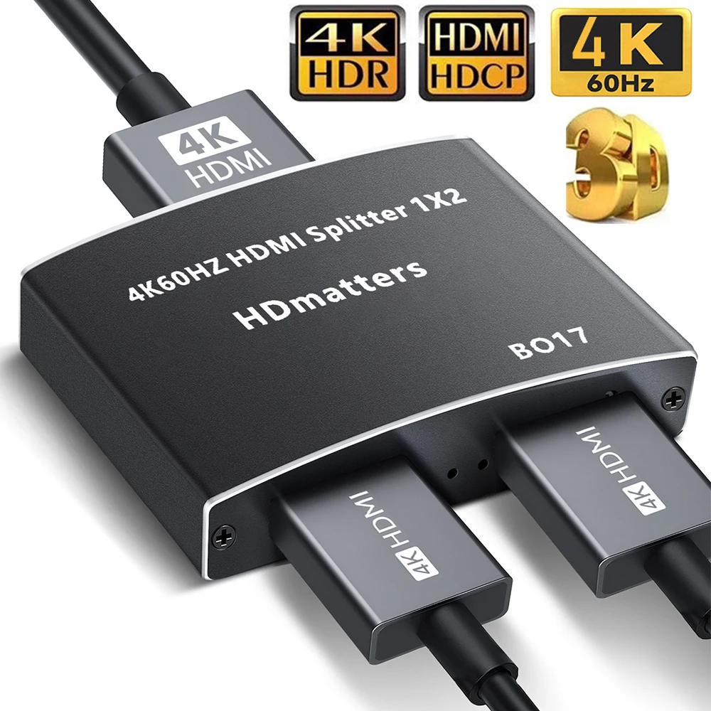 HDMI-Splitter-4K-60Hz-30Hz-Splitter-HDMI-2-0-adaptador-4K-HDMI-video ...