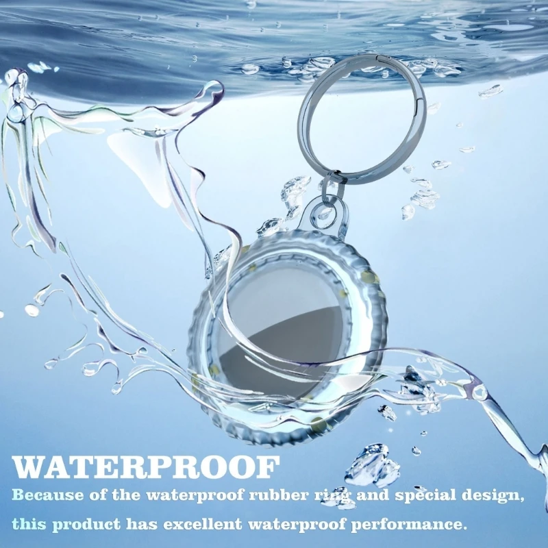 Holder-for-Airtags-Case-Waterproof-PC-Case-with-Keychain-Shockproof ...