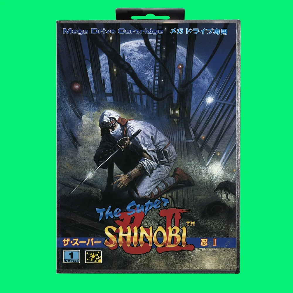 Hottest-Super-Shinobi-II-Game-Cartridge-16-Bit-MD-Game-Card-With-Box ...
