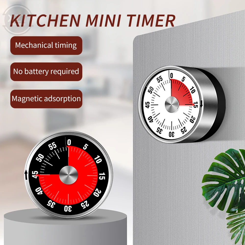 Creative-Magnetic-Stainless-Steel-Timer-Mechanical-Digital-Kitchen ...