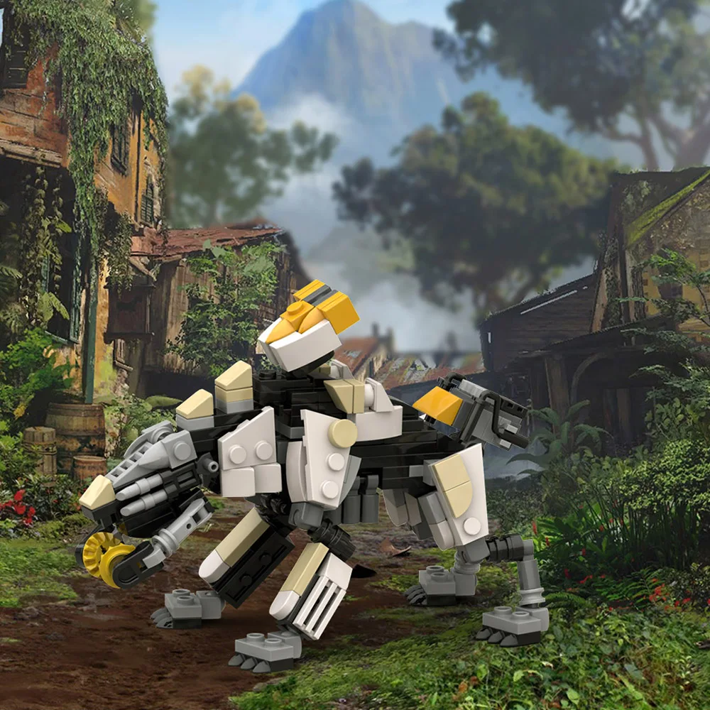 Moc Horizon Mecha Scrapper Monster Robot Building Blocks Set Zero Dawn ...