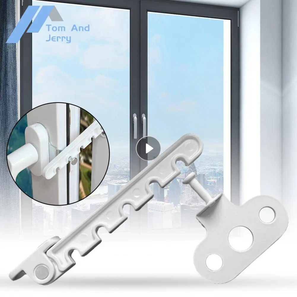 Window-Support-Wind-Hook-Portable-Adjustable-Limiter-Latches-Wind-Brace ...