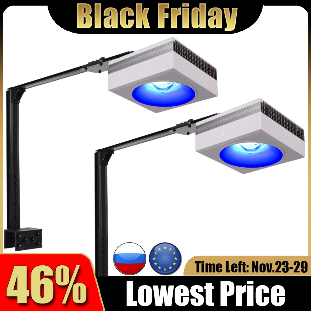 2PCS-PopBloom-RS90-Led-Aquarium-Light-Reef-Marine-Aquarium-Led-Display ...