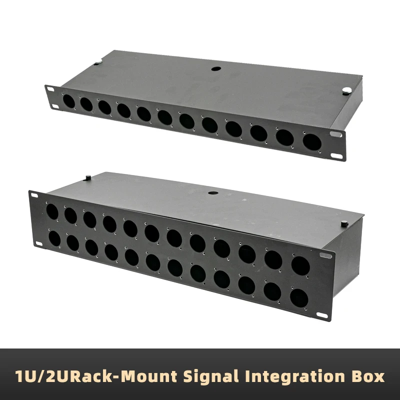 1U2U-Rack-Mount-Multimedia-Signal-Integration-Box-19-inch-Rack-Panel ...