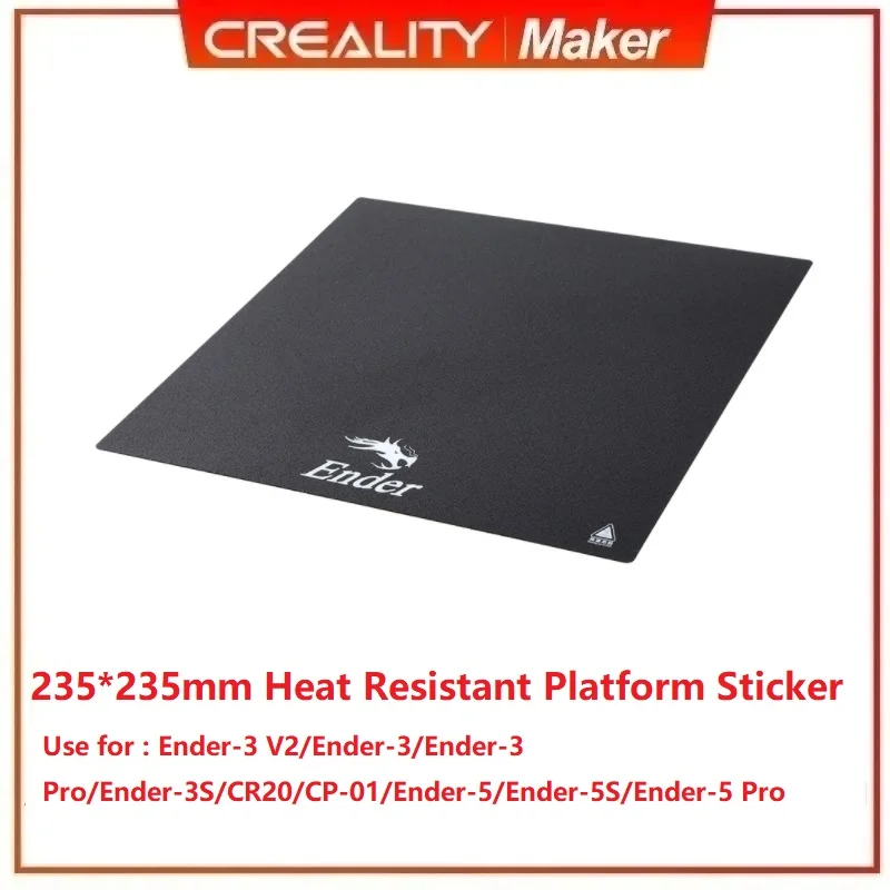 CREALITY-3D-Original-Black-Build-Surface-With-3M-Sticker-3D-Printer ...