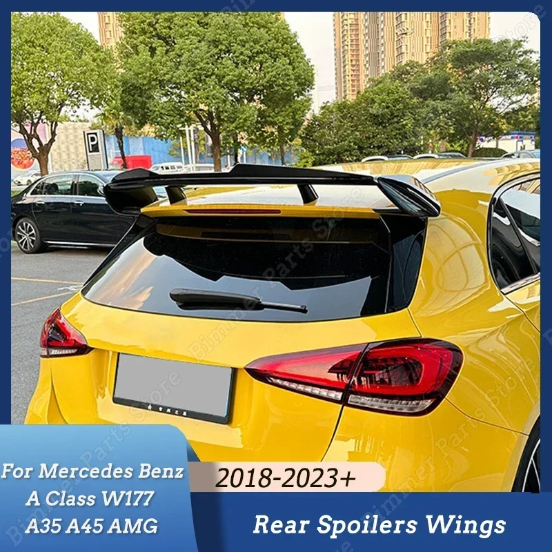 Rear-Roof-Spoiler-Wings-Splitter-Lip-Body-Kit-Accessories-For-Mercedes ...