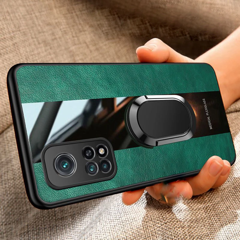 Fashion Plexiglass Leather Case For Xiaomi Redmi 9 9A 9C 9T 10A K50 ...