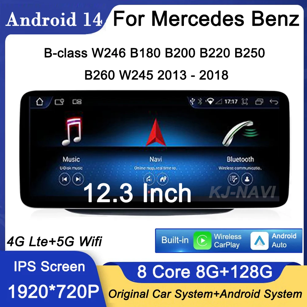 10-25-Android-14-For-Mercedes-Benz-B-class-W246-B180-B200-B220-B250 ...