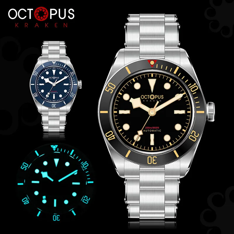 Octopus-008-Automatic-Mechanical-Diving-Watches-Mens-200M-Waterproof ...