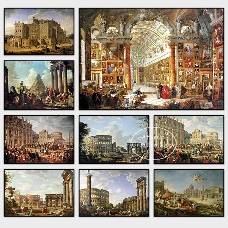 Gallery-of-Views-of-Ancient-Rome-By-Giovanni-Paolo-Pannini-Ancient-Rome ...