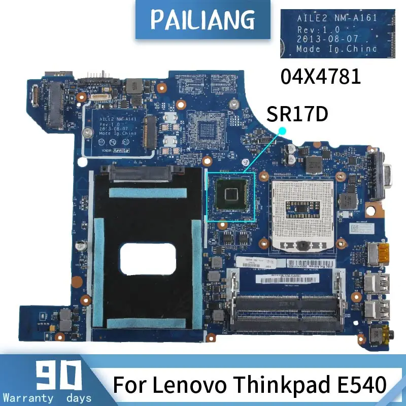 Thinkpad Lenovo E540 Motherboard | Lenovo E540 Main Board | Notebook Mainboard - Nm-a161 ...