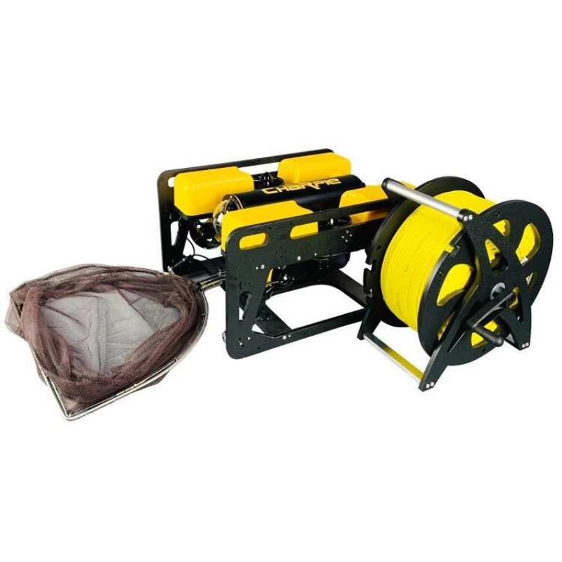 Charpie mini robô subaquático do zangão rov com 4k uhd câmera 700w 6 ...
