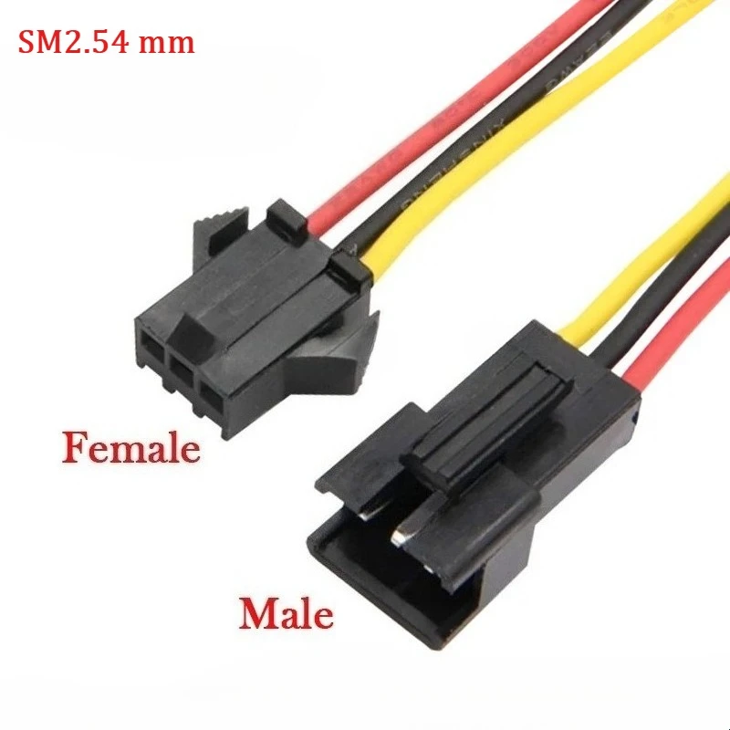 10pcs SM2.54 2/34/5/6Pin Male Female Plug Socket Wire Cable Connector ...