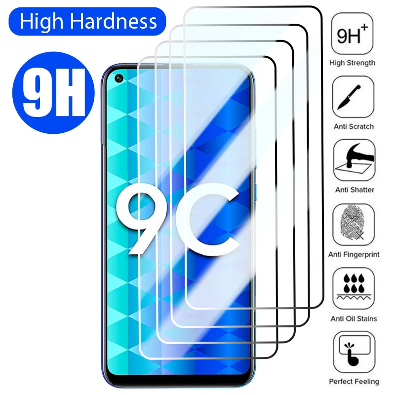 4pcs Screen Protector on Honor 50 Lite 30 20 10 9 8 10i 20i 30i Glass ...
