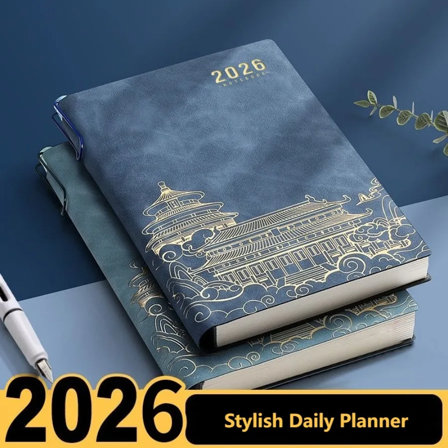2026 Planner: Softcover Notebook with Pen Holder 365-Day Daily Planner ...