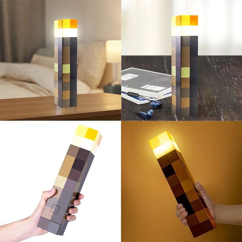 Διακοσμητικό LED επαναφορτιζόμενο φωτιστικό Minecraft - Led lamp ...