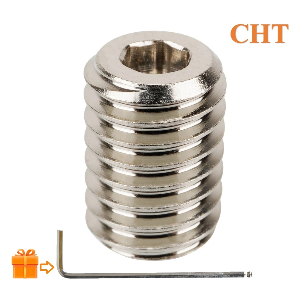 MEGA 1pc CHT Nozzle Copper Volcano Adapters Nickel Plated High Flow For ...
