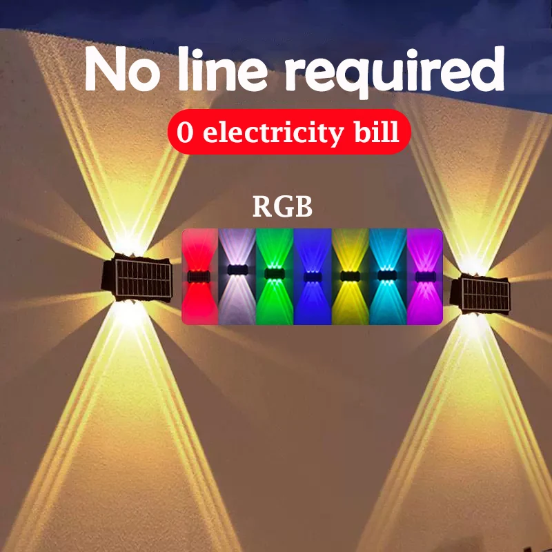 Luces-LED-de-pared-RGB-para-exteriores-l-mparas-solares-de-pared-hacia ...