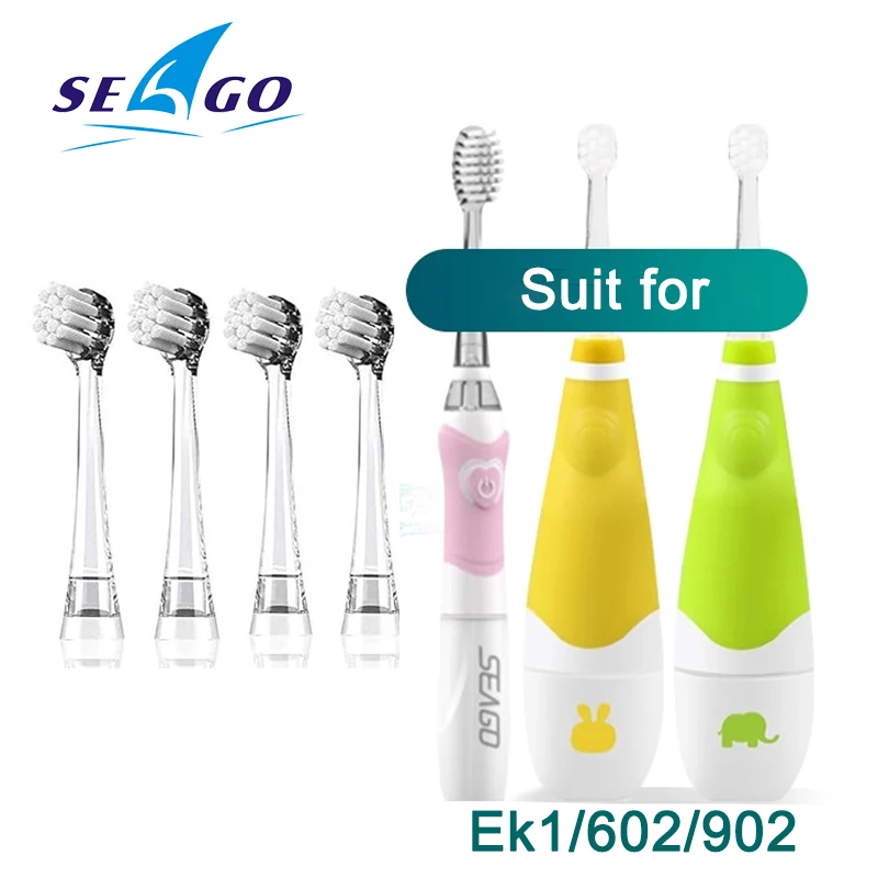 Seago-811-812-Toothbrush-Heads-Soft-Bristles-Children-Replacement-Electric-Toothbrush-Heads-For ...