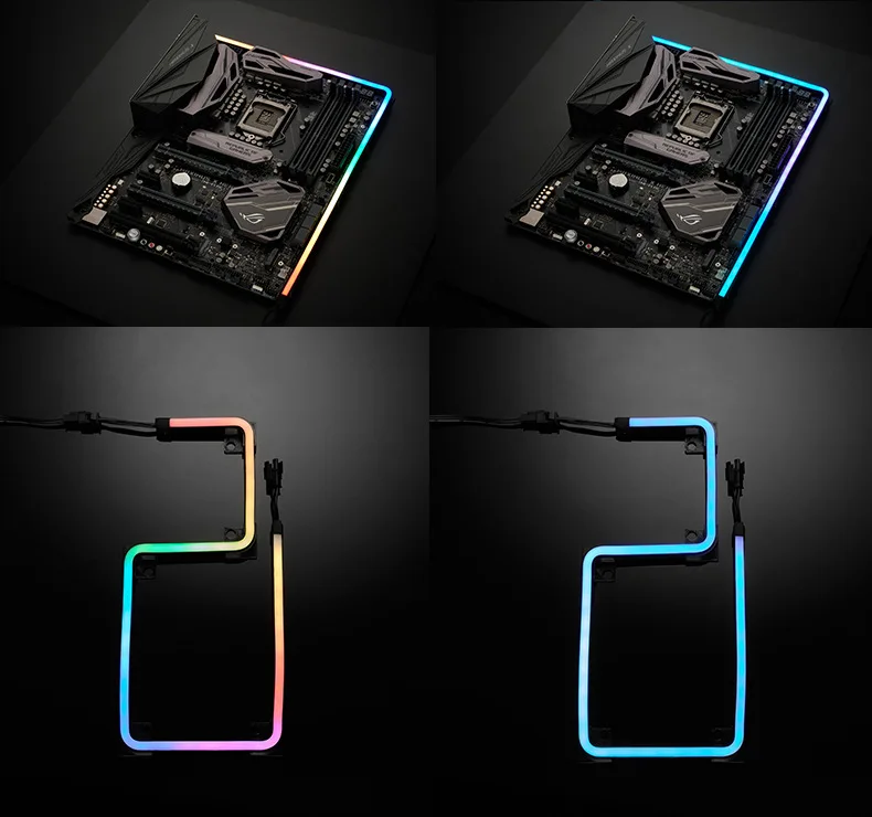 550mm Dream Color 5V Motherboard Addressable 3Pin Digital RGB LED Neon ...