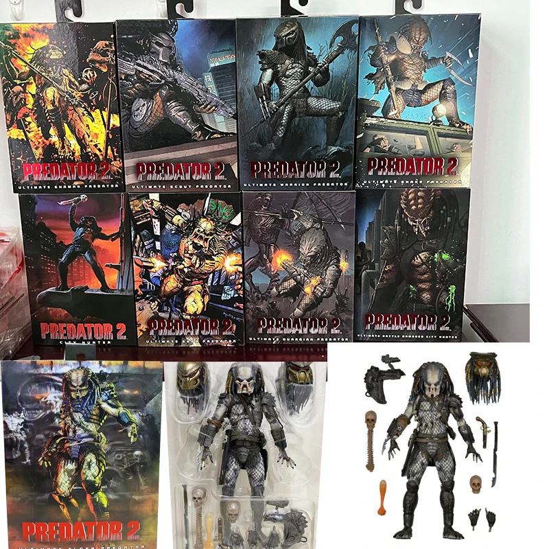 NECA-Elder-Snake-Boar-Lost-Shaman-City-Hunter-Jungle-Hunter-Predators-Ahab-Scout-Warrior ...