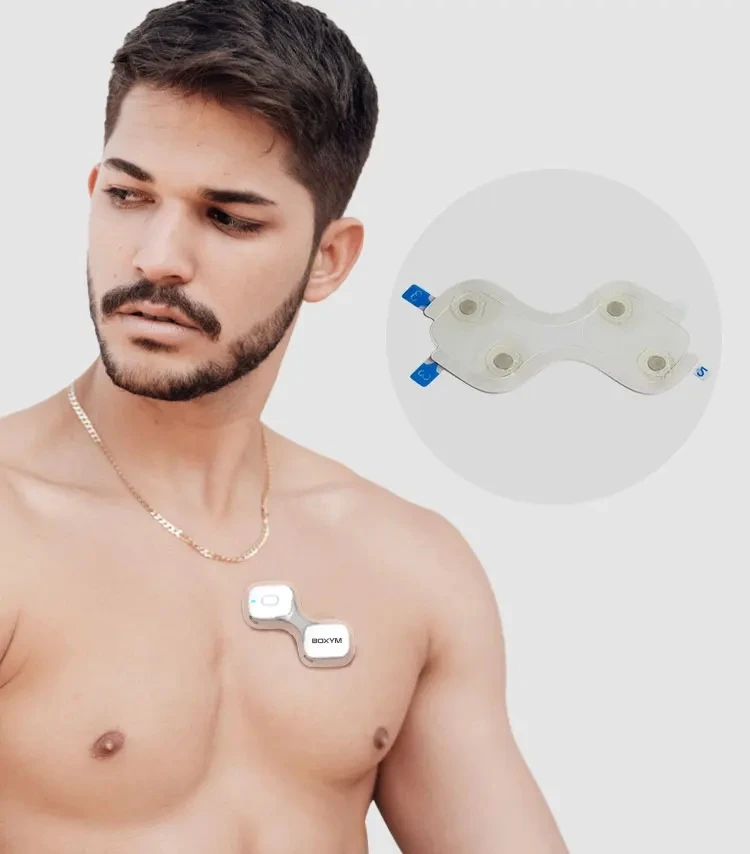 BOXYM-Medical-Consumables-Disposable-Wireless-ECG-Electrode-Leads-Adult-EKG-Electrode ...