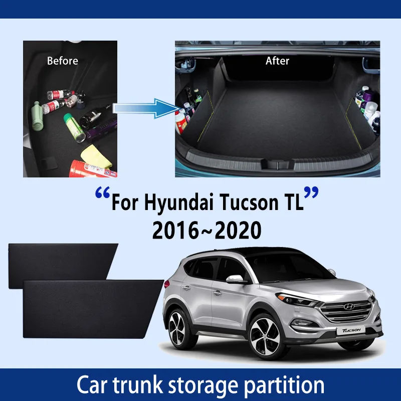 Car Accessories For Hyundai Tucson TL 2016~2020 SE Thickening Trunk ...