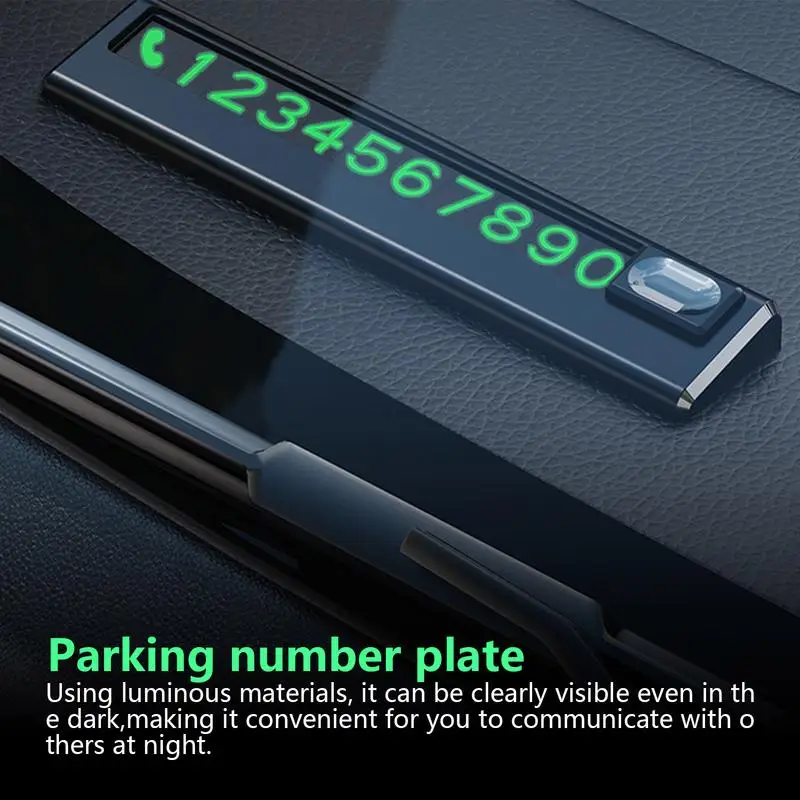 Car-Temporary-Parking-Number-Plate-Phone-Number-Plate-For-Parking ...