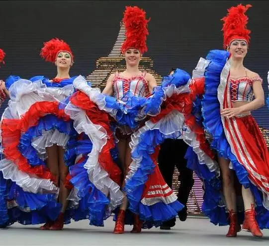 French-Can-Can-Dance-Costume-Women-Performance-Dress-Opening-Stage ...