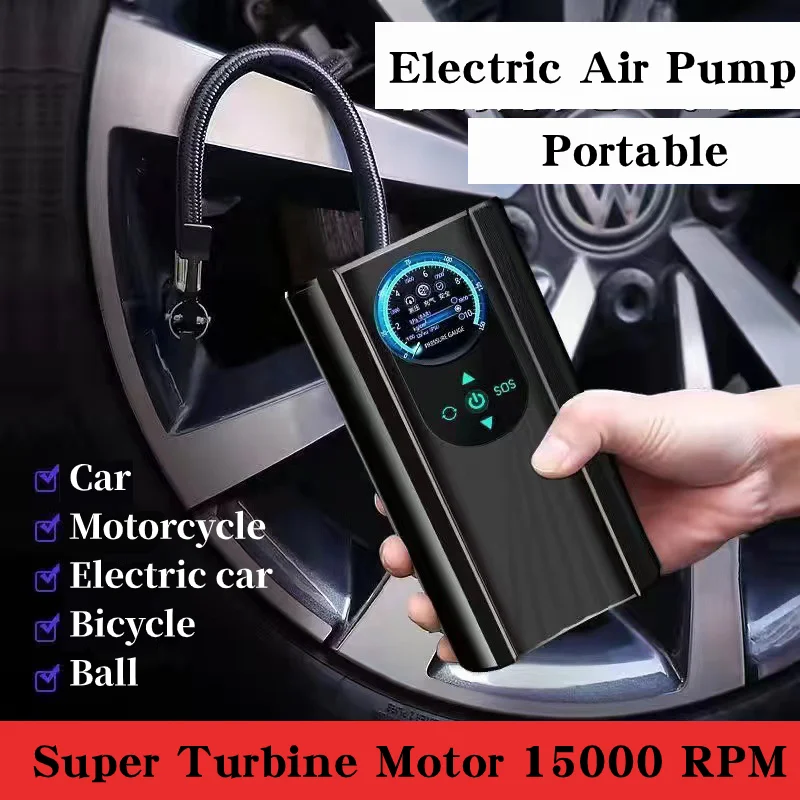 Portable-Electric-Air-Pump-Motorcycle-Bicycle-Tire-Air-Pump-USB-Outdoor ...
