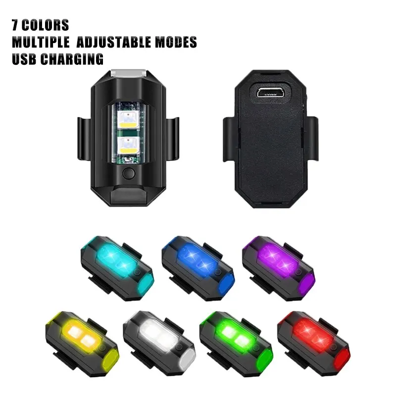 1pc Universal Strobe Light for Motorcycle Scooter Car LED Anti ...