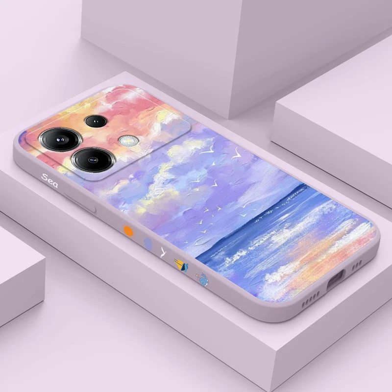 Sky Painting Phone Case For Xiaomi Poco F7 X7 X6 F6 M6 M5 M5S F5 X5 F4 ...