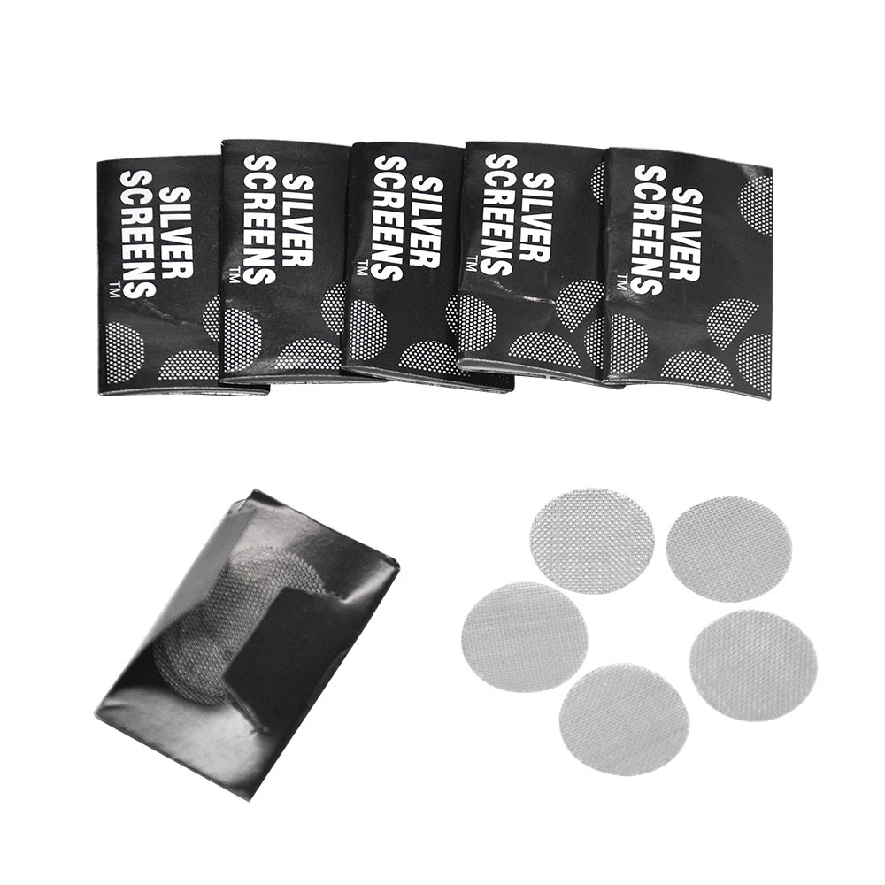 50-100PCS-Tobacco-Pipe-Mesh-Filter-Silver-Screen-Hookah-Water-Pipe-20mm ...