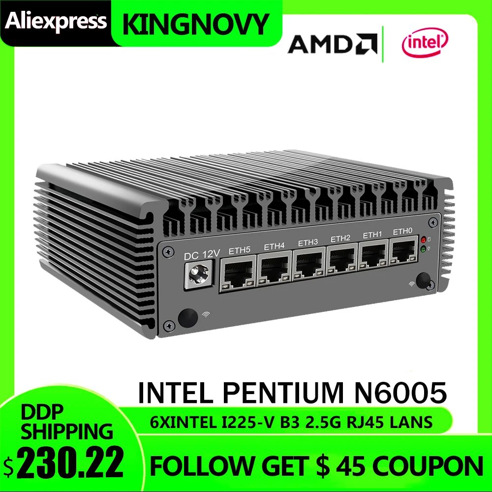 Micro Dispositivo De Firewall, Opnsense, Vpn, Roteador Pc, Intel ...
