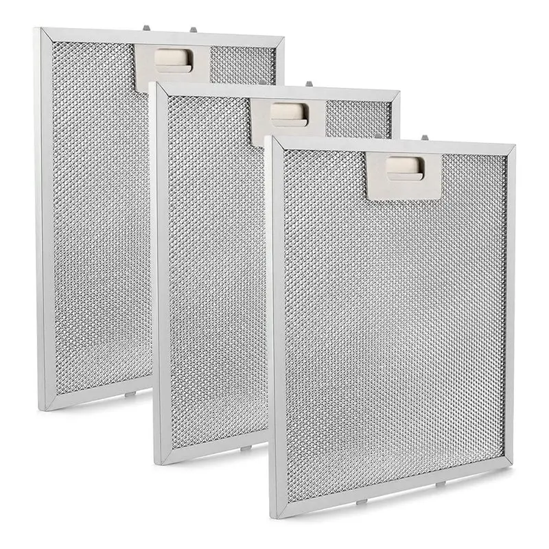 A55X-W10169961A Stainless Steel Range Hood Filter- 3-Pack Replacement ...