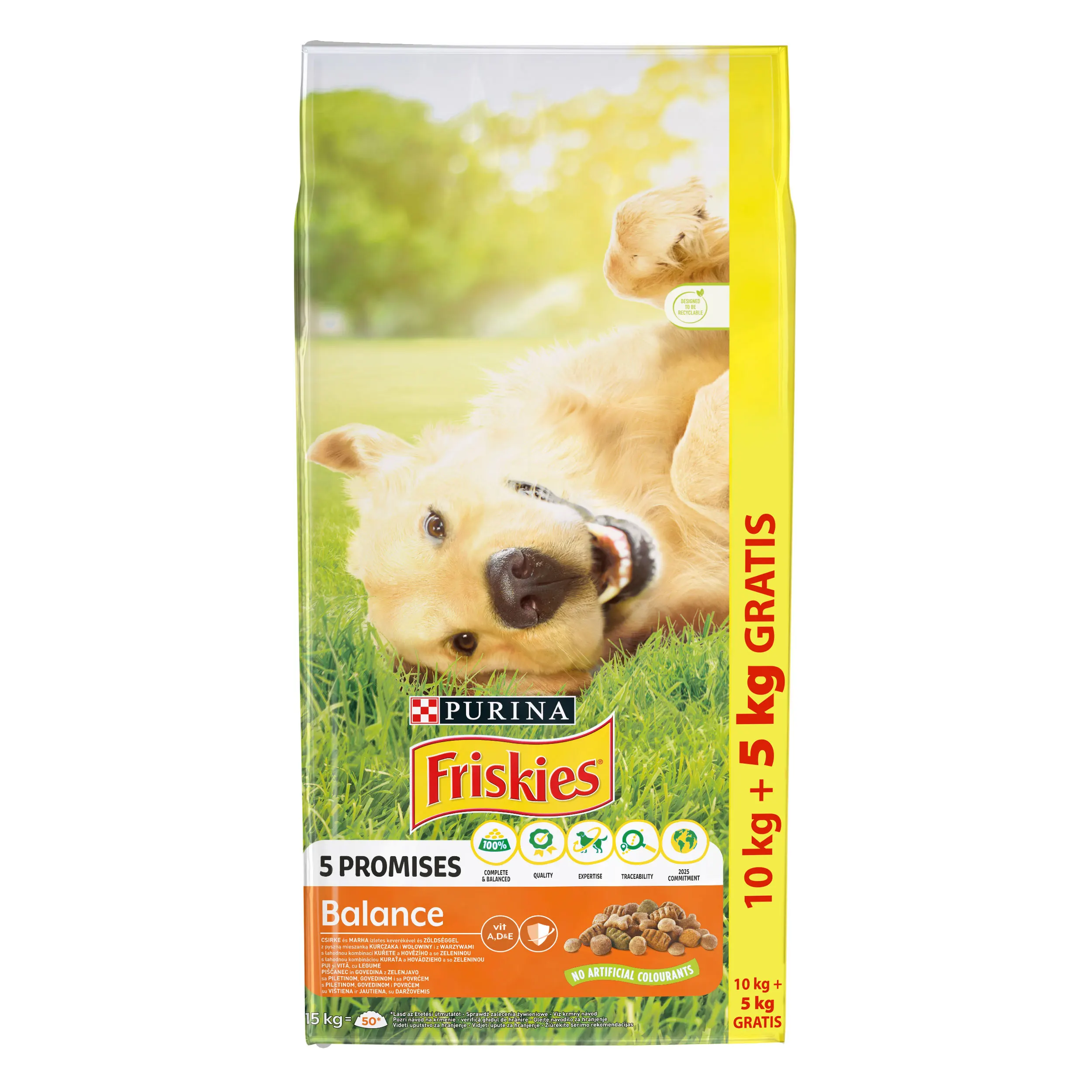 Friskies Balance with a mixture of chicken beef and vegetables 15 kg ...