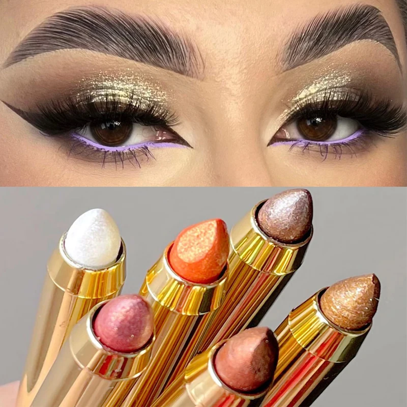 Gold Shimmer Eye Makeup