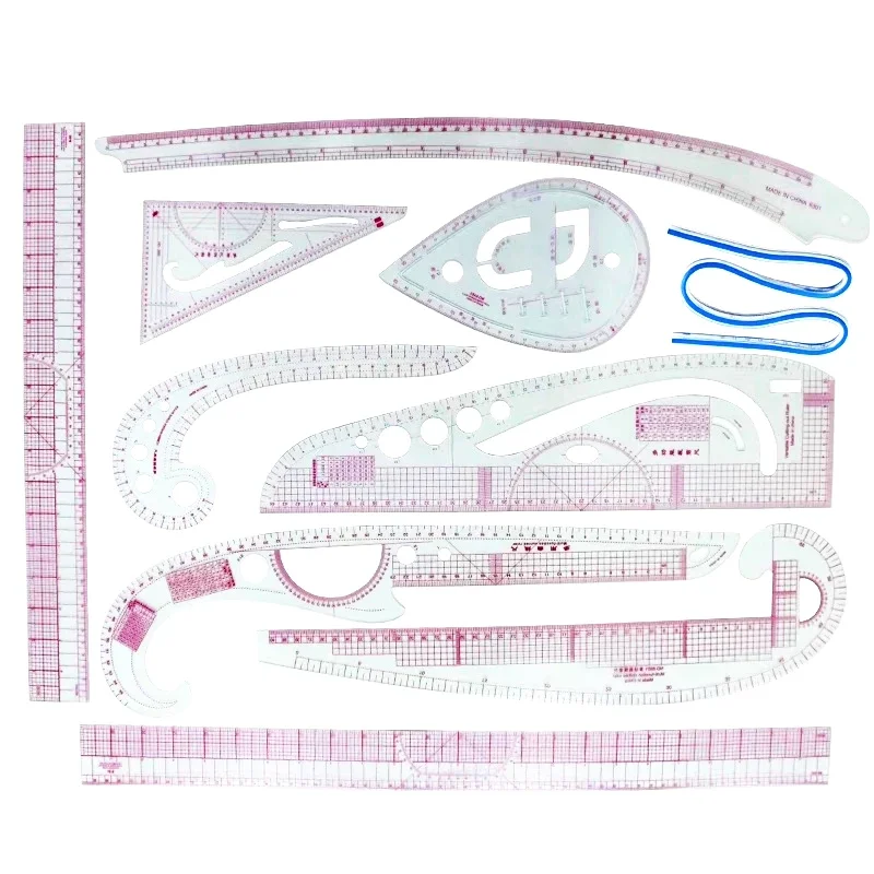 French-Curve-Ruler-Soft-Patchwork-Ruler-Measure-Tailor-Drawing-Template ...