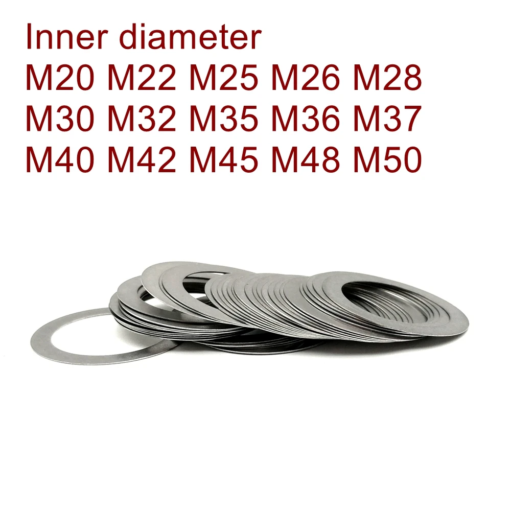 M20 M50 Stainless steel Flat Washer High precision Adjusting gasket ...