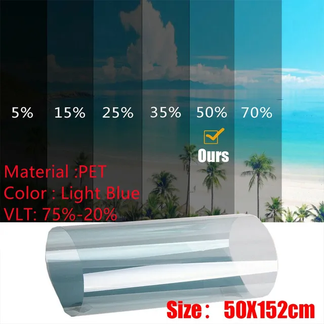 VLT20%-75% Car Casement Photochromic Film Solar Protection Tint Build ...