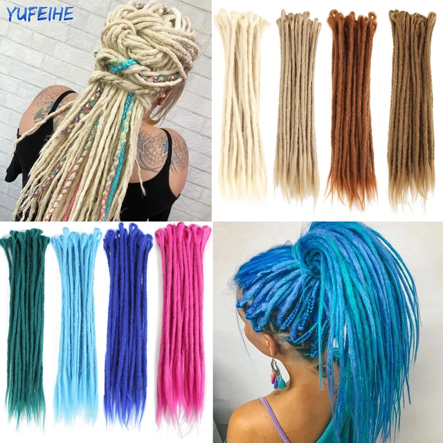 White Dye Dreadlocks