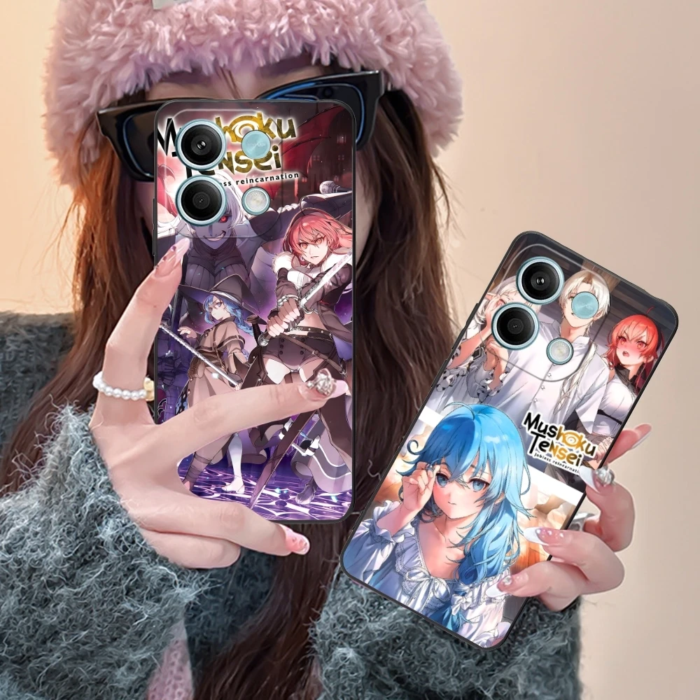 Mushoku Tensei Anime Mobile Cell Phone Case for Xiaomi Redmi 14 13 13C ...