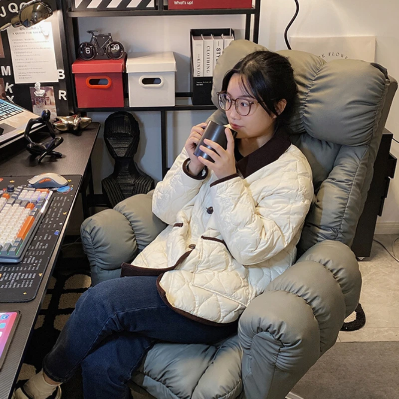 Comfortable-home-computer-chair-long-sitting-backrest-lazy-sofa-bedroom ...